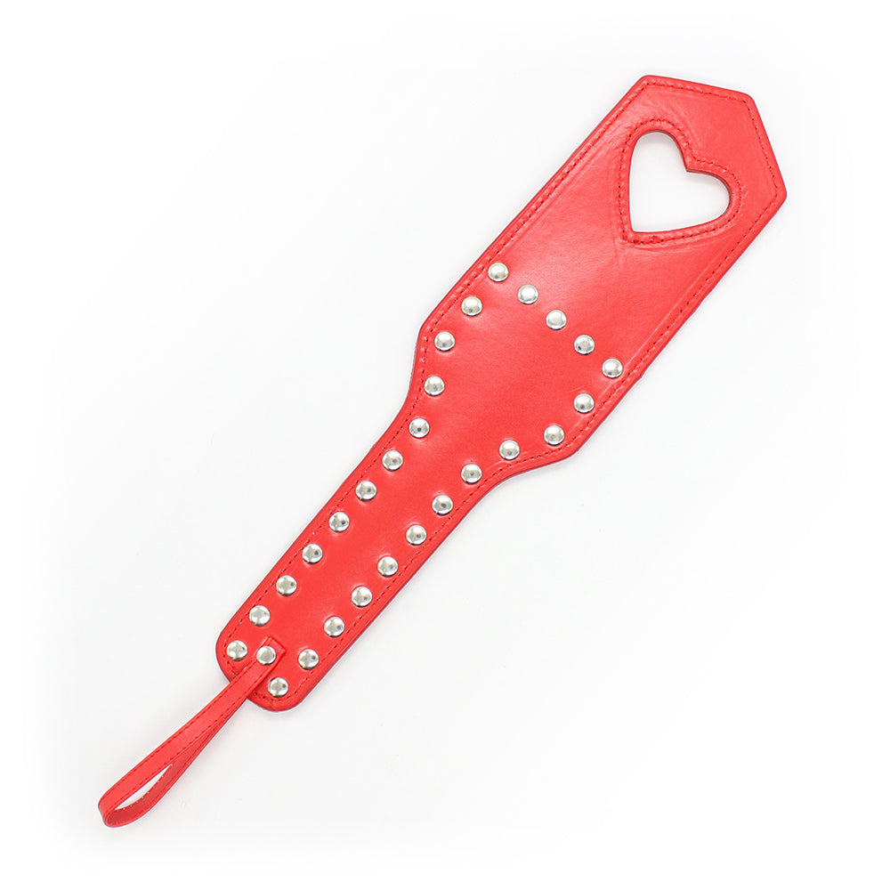 PVC Heart Cut Out Paddle Red – zensualtreasures